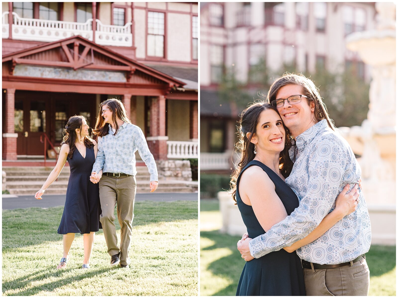 LAUREN + STEFFEN // NATIONAL PARK SEMINARY ENGAGEMENT, WASHINGTON D.C ...