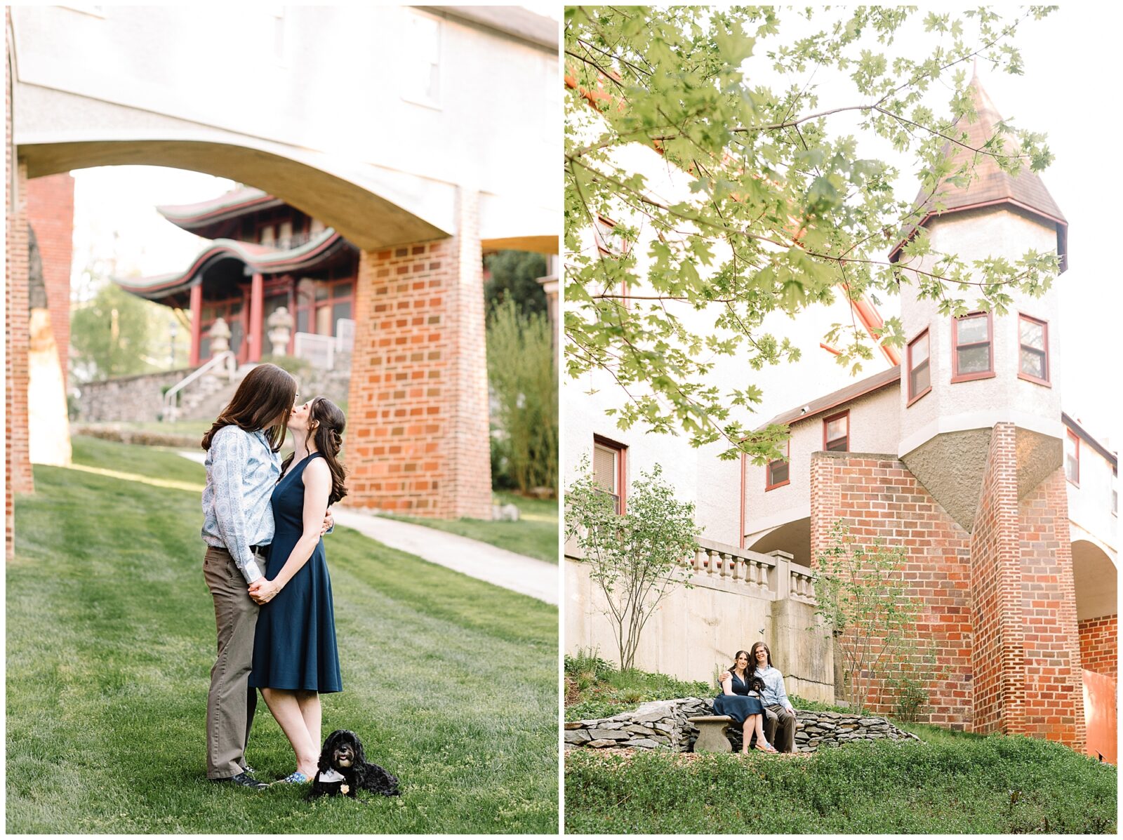 LAUREN + STEFFEN // NATIONAL PARK SEMINARY ENGAGEMENT, WASHINGTON D.C ...